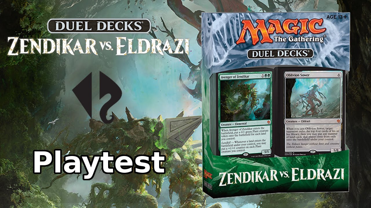 Playtest: Duel Deck Zendikar vs Eldrazi Intro - YouTube