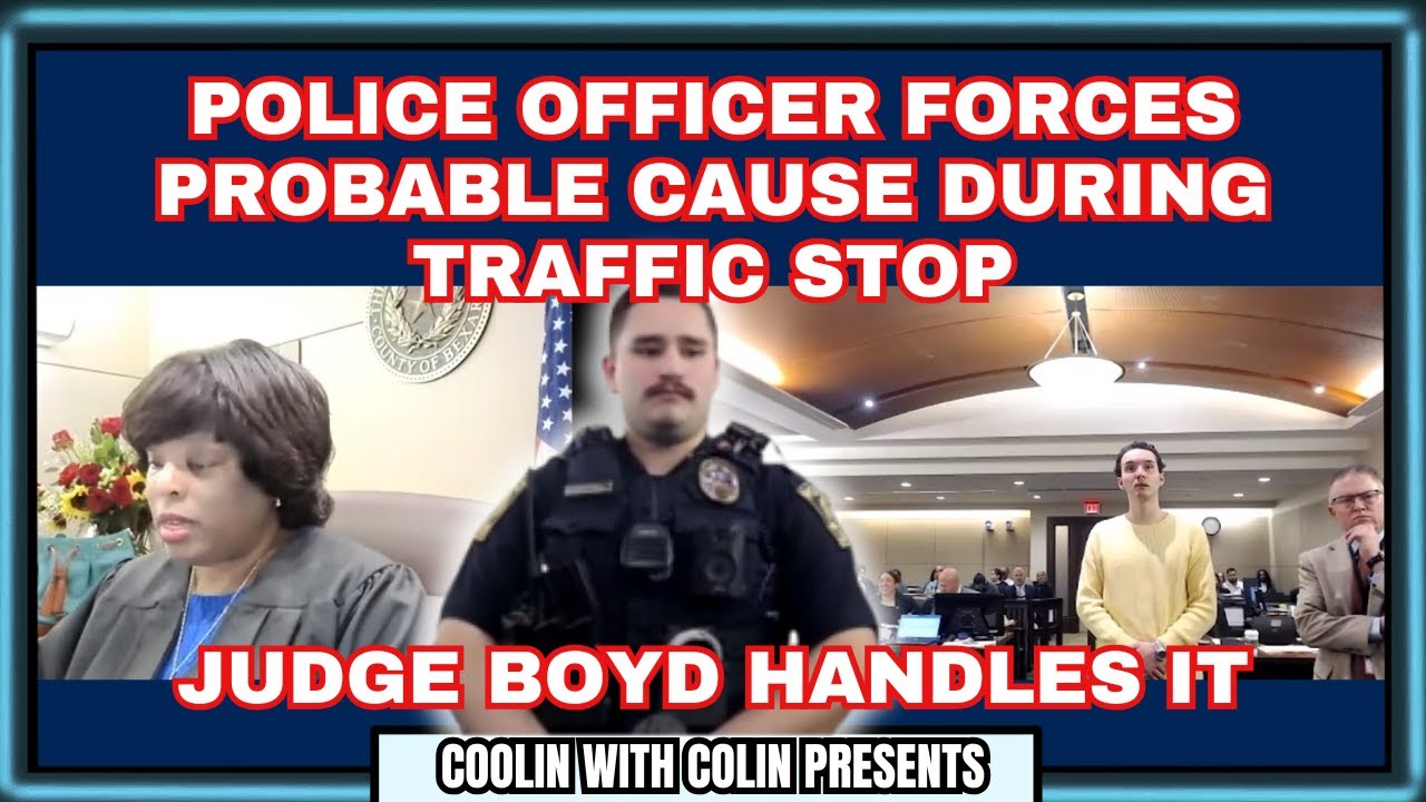 Police Officer Forces Probable Cause During Traffic Stop - YouTube