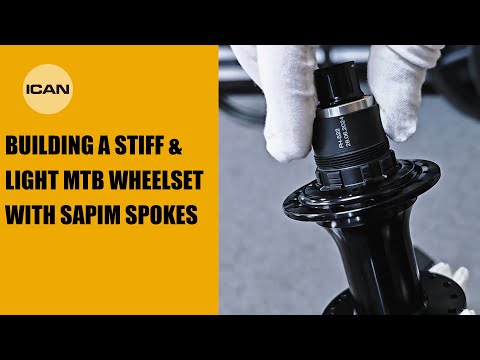 Building a Stiff & Light MTB Wheelset with SAPIM Spokes.#icancycling