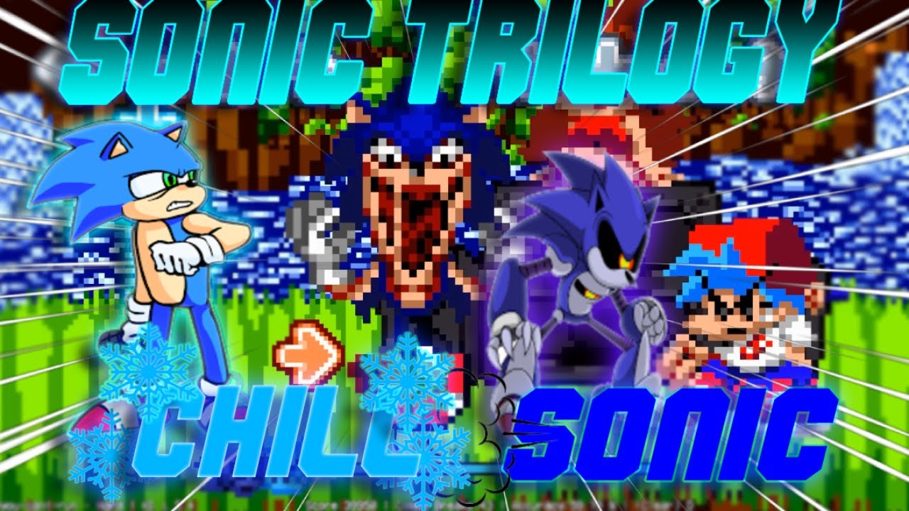 (Sonic.Exe Mode 2.0) The Triple Sonic Trilogy (FNF Noob FUNNY FAILS ...