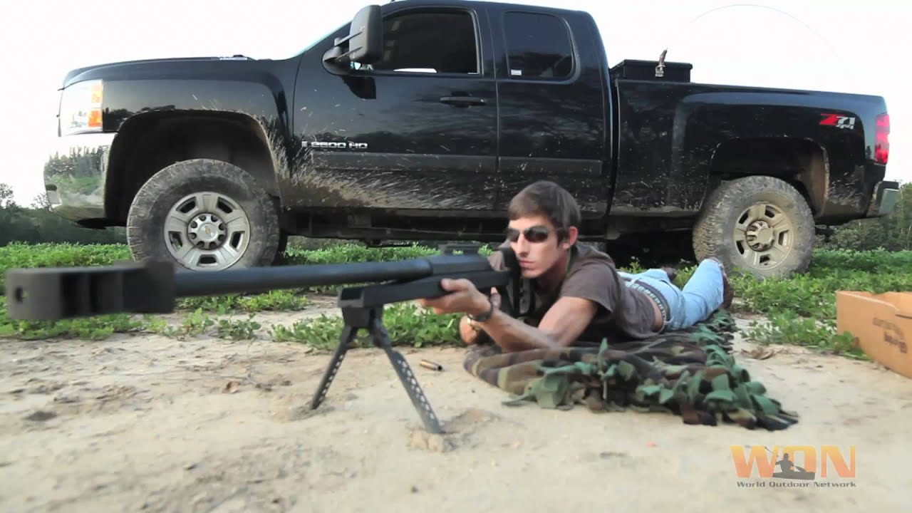 Shooting a 50 BMG - YouTube