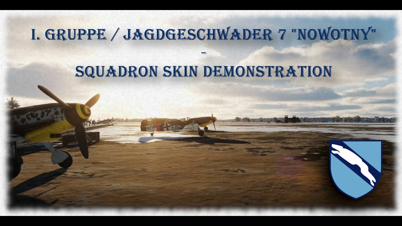 I/JG7 - Squadron Skin Demo | #dcs #skin #bf109 #fw190 #flightsimulator ...