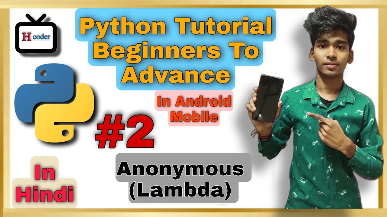 Anonymous Lambda Function In Python Python Tutorial Beginners To 4397