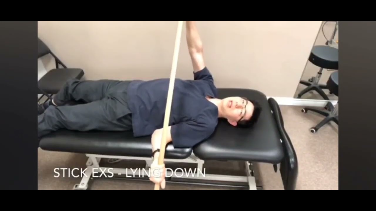 Active assisted shoulder external rotation - YouTube