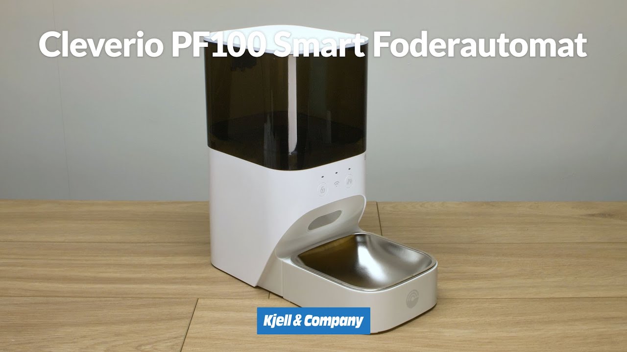 Cleverio PF100 Smart Foderautomat - YouTube