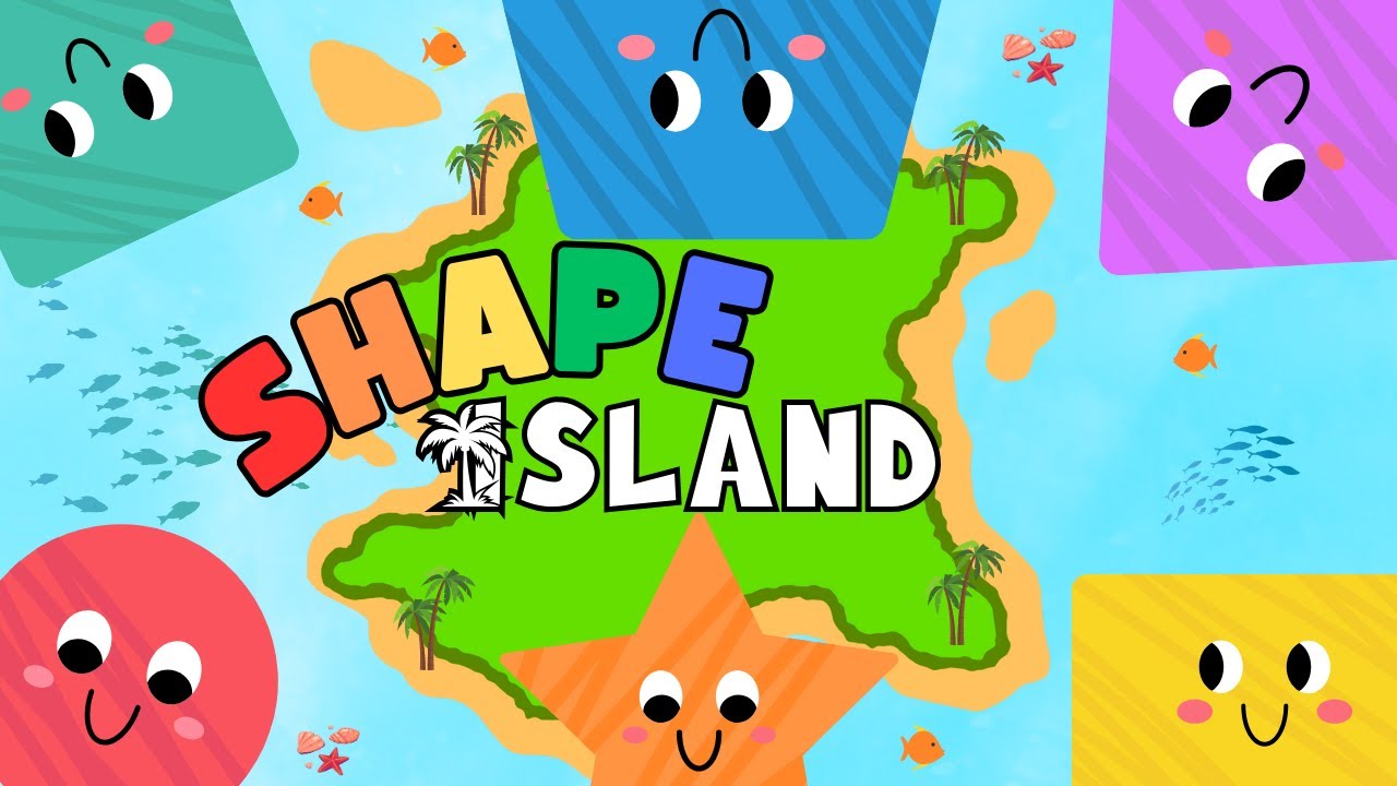 Shape Island 🏝️ | Learning & Singing Shapes Song For Kids | Tune Tots ...