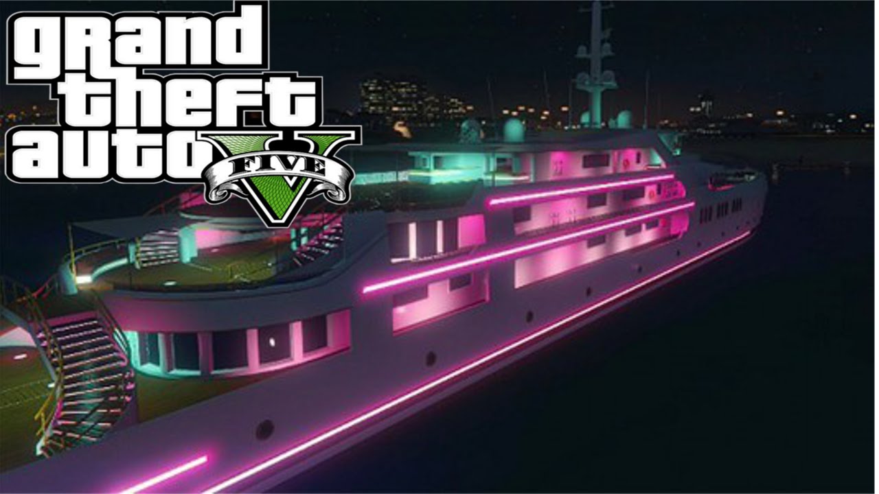 GTA 5 Online - Executives DLC - 9 Million Dollar Yacht - Xbox One - YouTube