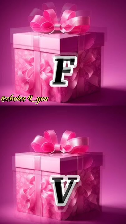 f vs v #chooseonering #giftbox 🎁🧧💕#giftboxchallenge #trending # ...