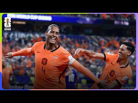 Virgil van Dijk Goal | Netherlands 2-2 Japan | FIFA World Cup 2026™