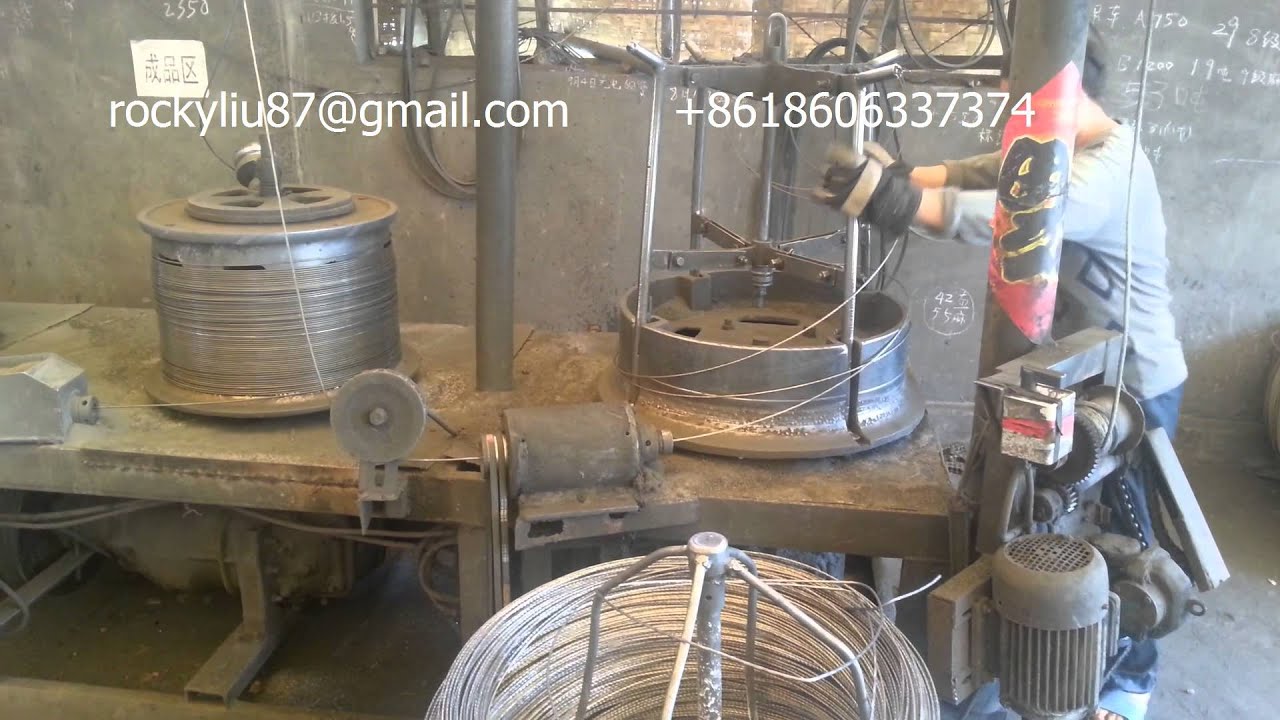 Wire drawing machine(Whole Producing Line) - YouTube