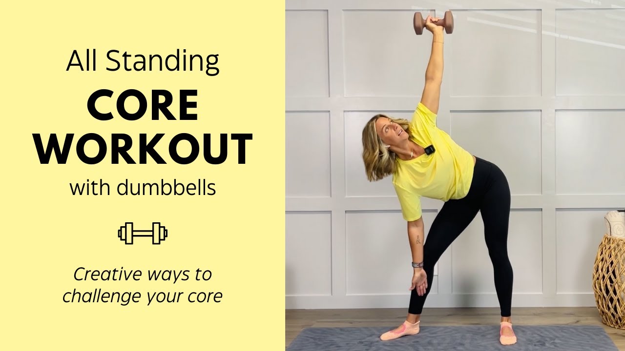 All Standing Core Workout - Creative moves to challenge your abs and ...