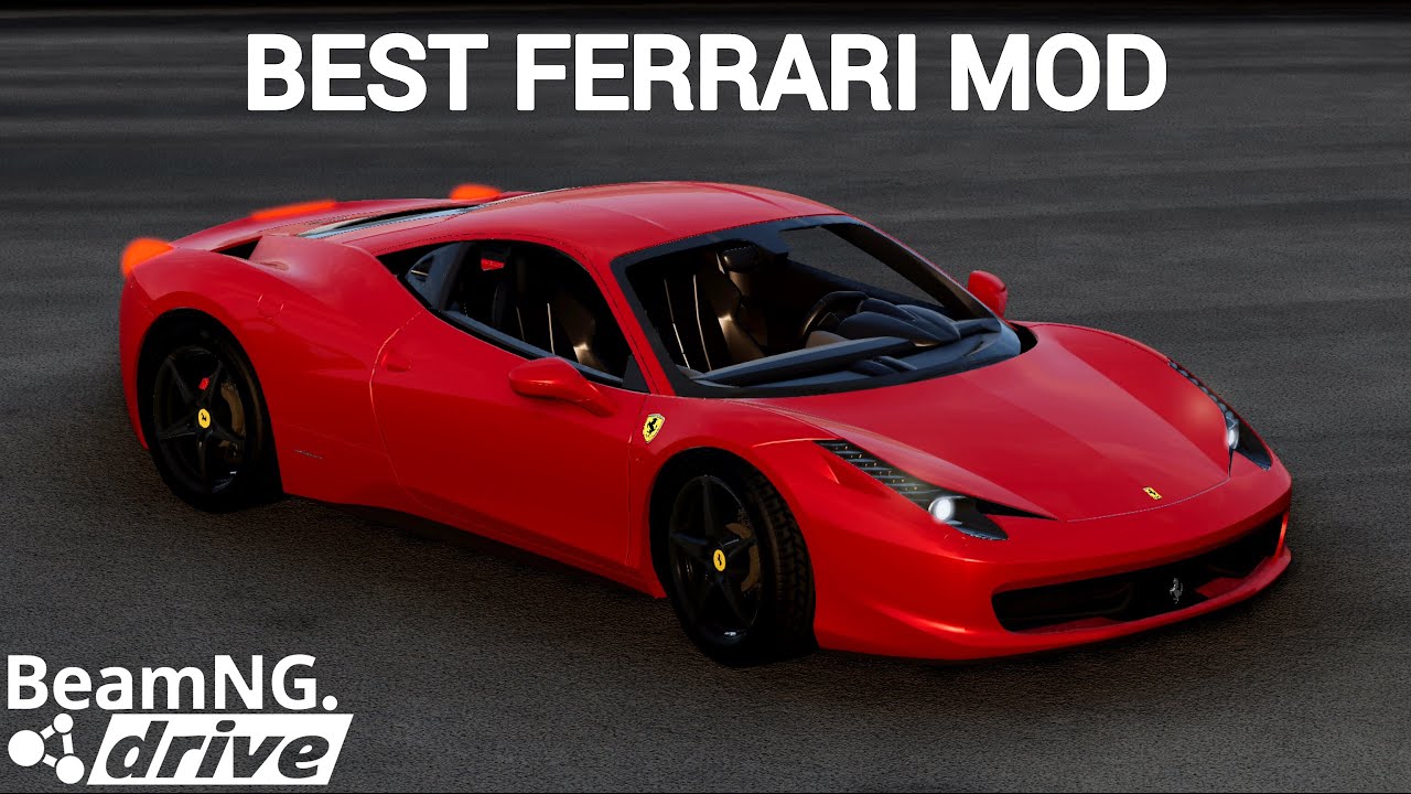 Ferrari 458 Italia - Amazing BeamNG Mod - YouTube