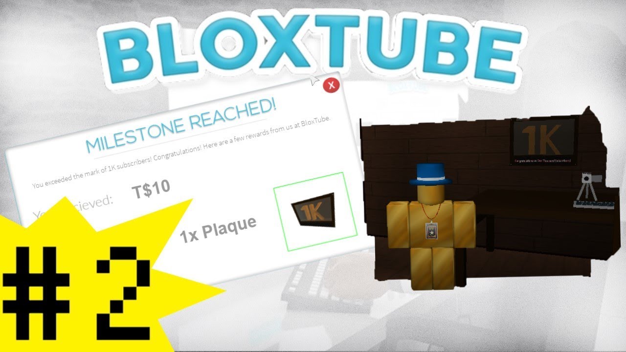 I REACHED 1K BLOXTUBE SUBS!!!| BloxTube [BETA] | Roblox - YouTube
