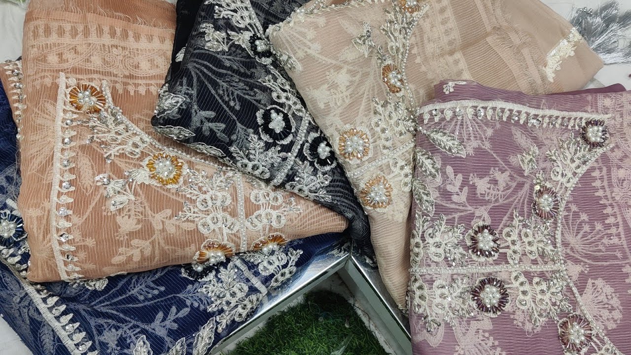 16 jan 2025 cotta stripe hand work exclusive dress.😱 - YouTube