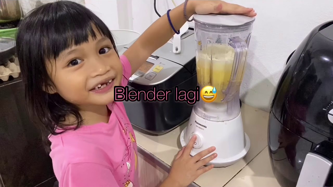 Simple Kek Pisang Bakar Air Fryer by Junior Chef Marvella Nayan😅 - YouTube