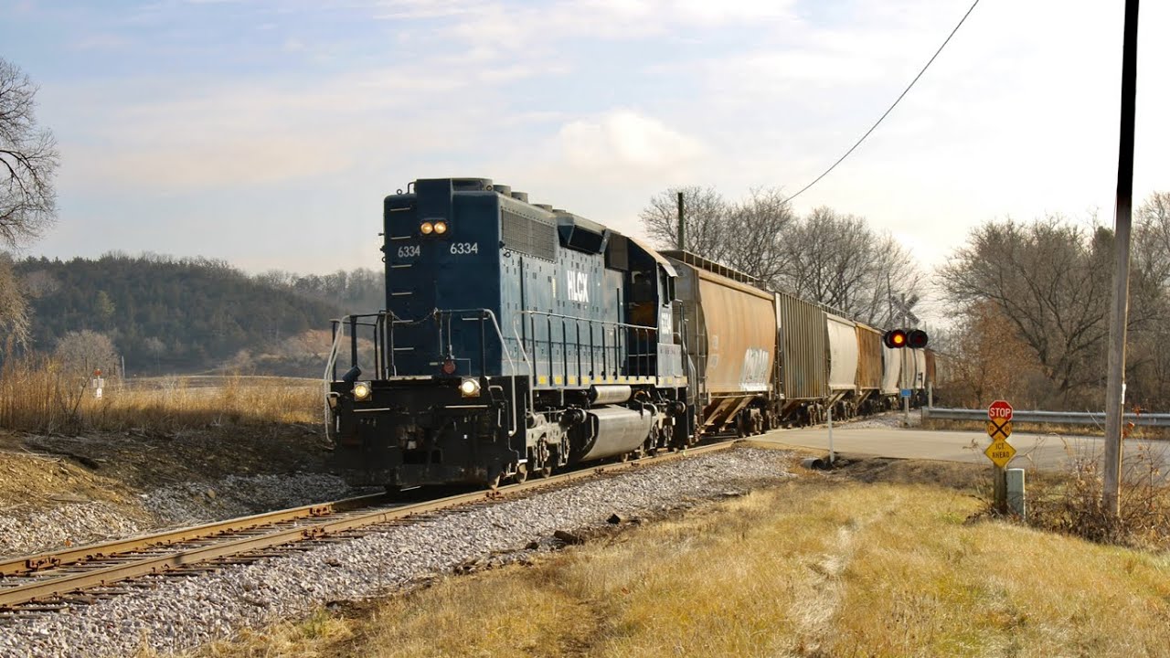 Chasing the WSOR Prairie Sub Local with HLCX 6334 Leading - YouTube