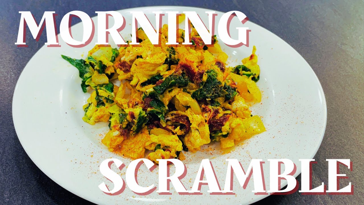 Healthy Morning Breakfast Scramble (KETO! LOW CARB!), with Charlie ...