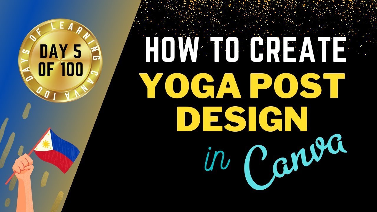 [5 of 100] How to create yoga post for social media | Genwai - YouTube