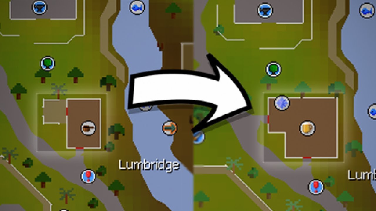 Lumbridge and Draynor Village now look Different on OSRS - YouTube
