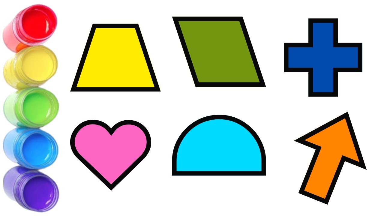 Learn New Shapes for children, Shapes video for children - YouTube