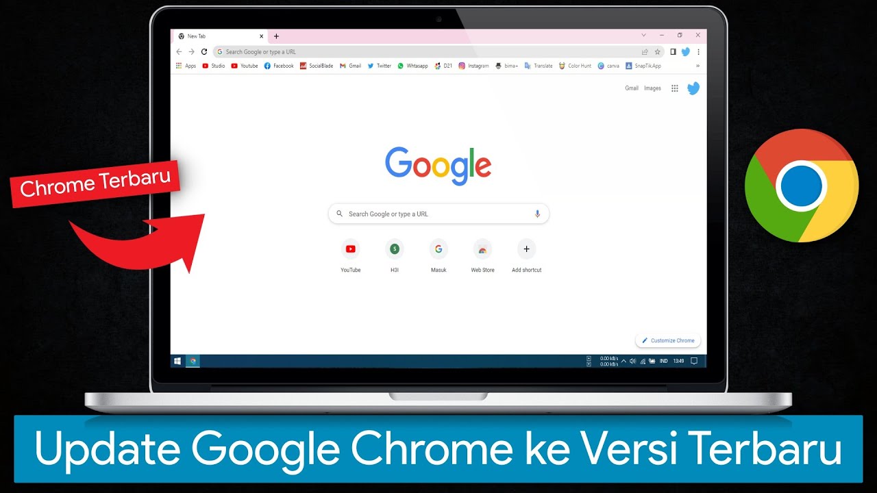 Cara Update Google Chrome Ke Versi Terbaru - YouTube