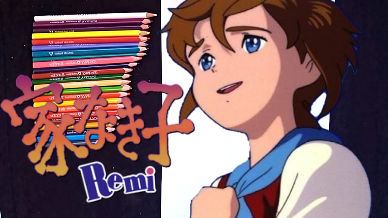 How to draw and color # 125 Ie Naki Ko Remi / Remi, Nobody's Girl ...