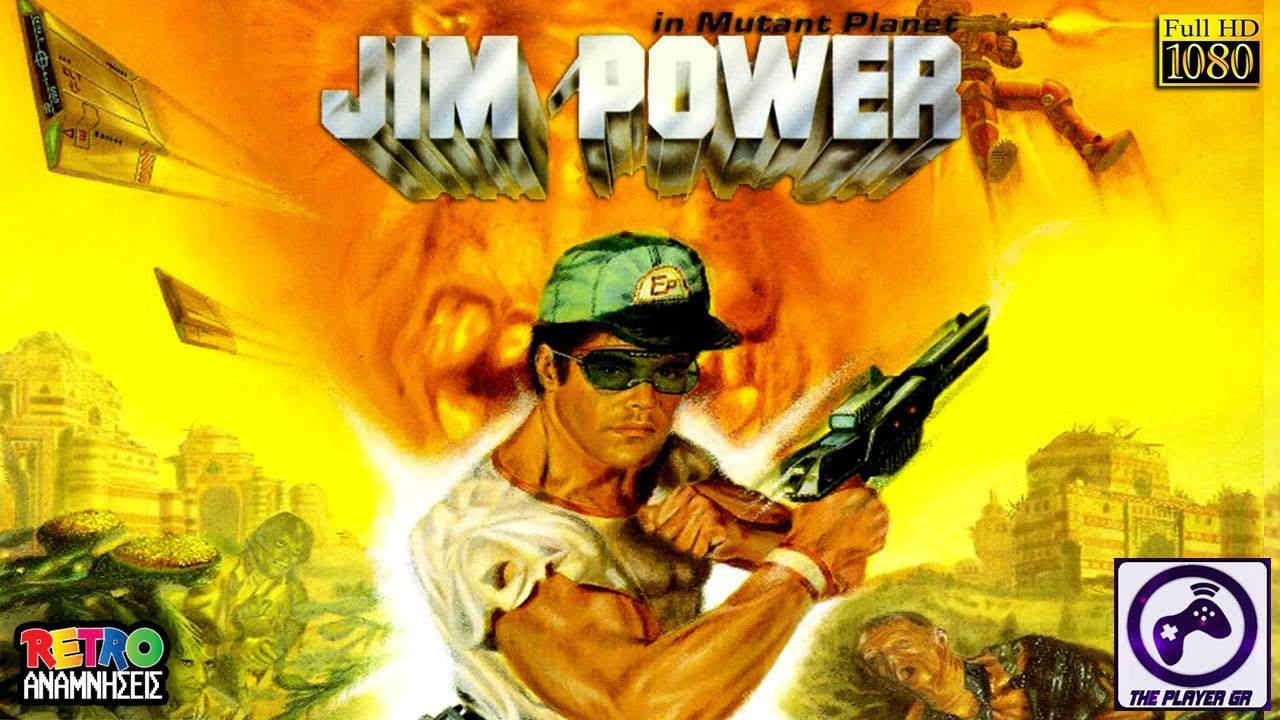 Retro Αναμνήσεις [Jim Power In Mutant Planet] Greek Review/Gameplay ...