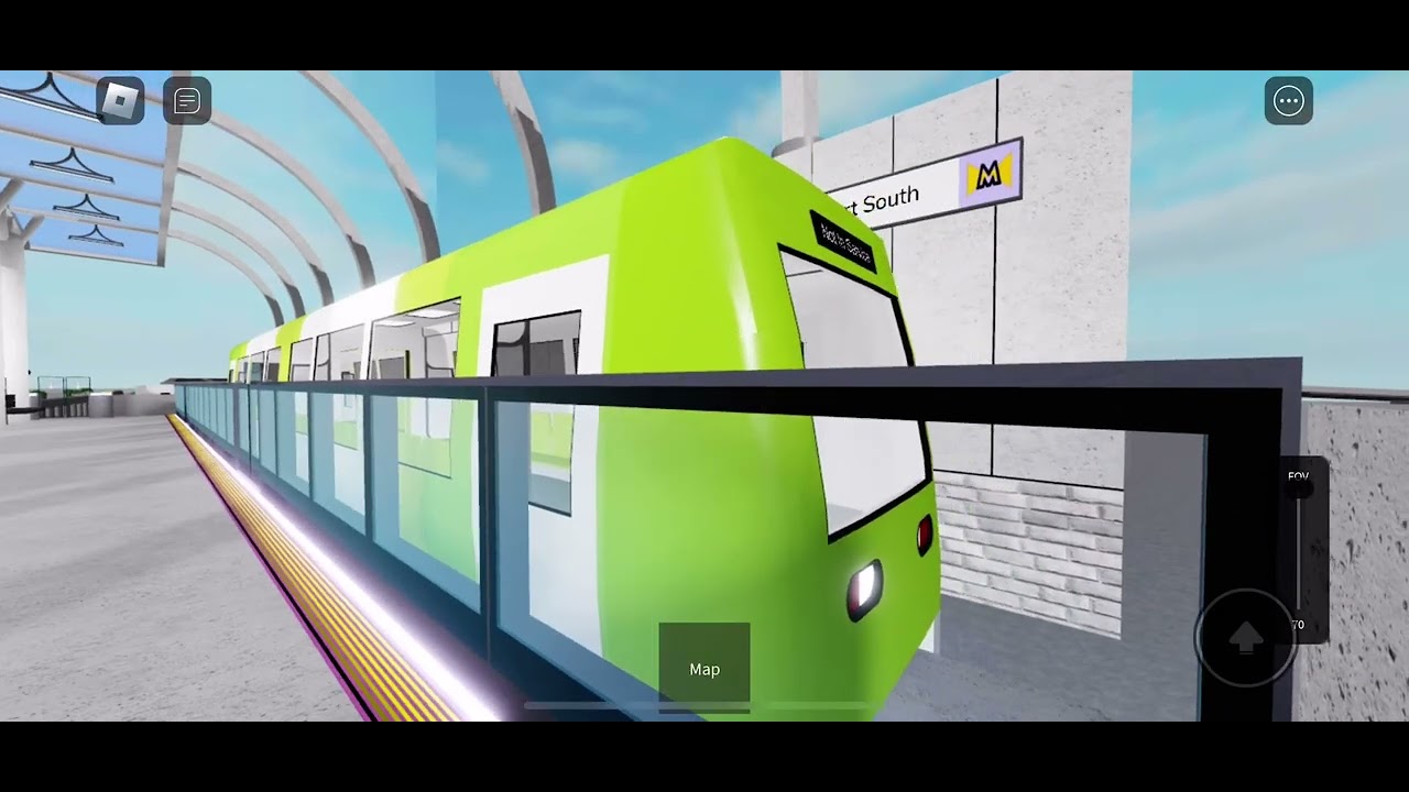 Roblox - MR1-Series Arriving and Departing at Airport South - YouTube