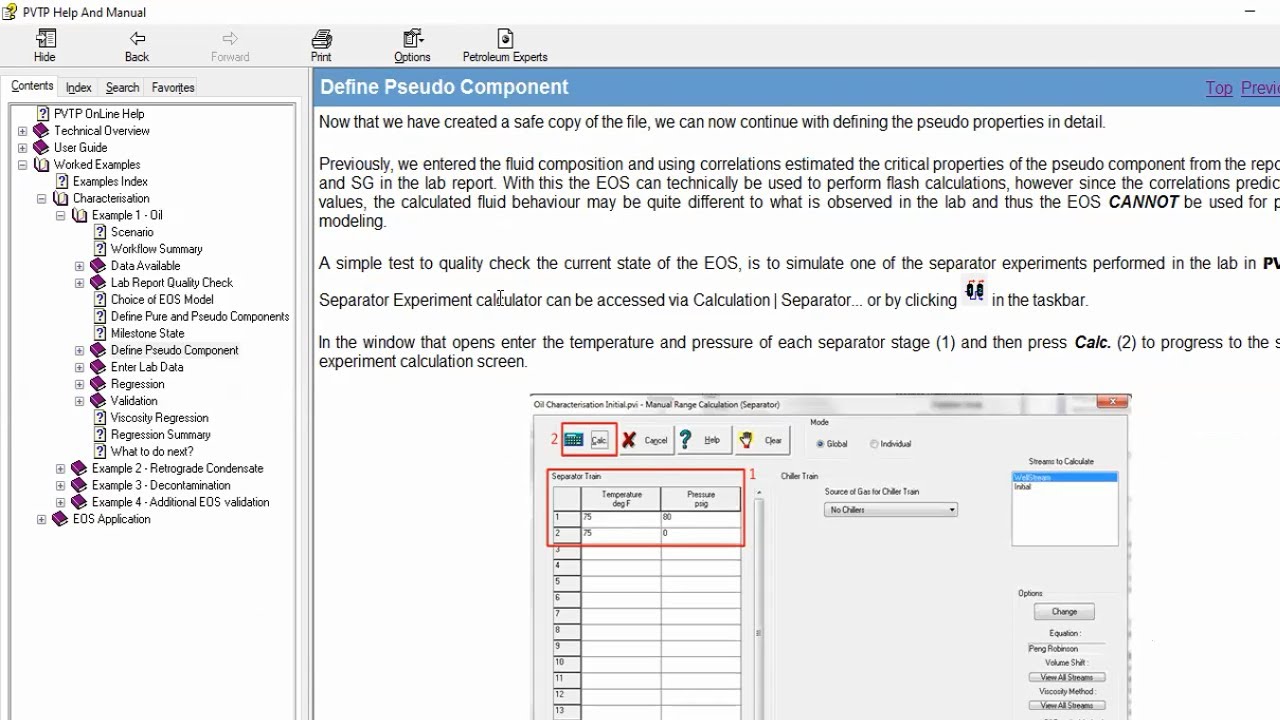 PVTP Tutorial 6: Define Pseudo Component Manual - YouTube