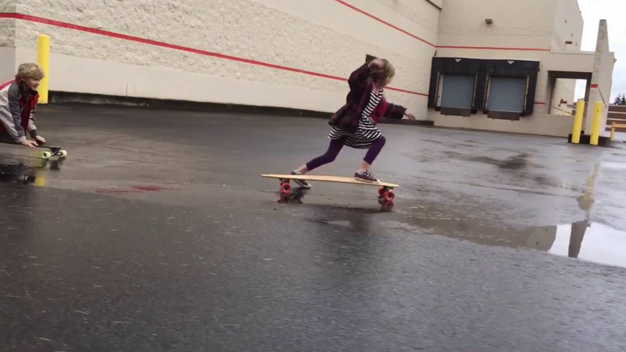 Kids and Longboard - YouTube