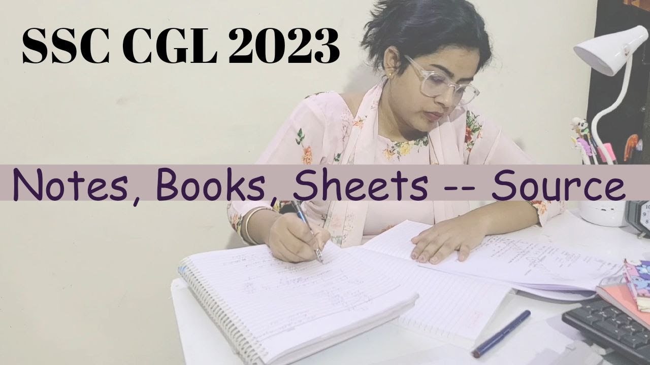 Ssc cgl Study Material Source that I use // Study Vlog / SSC CGL 2023 # ...