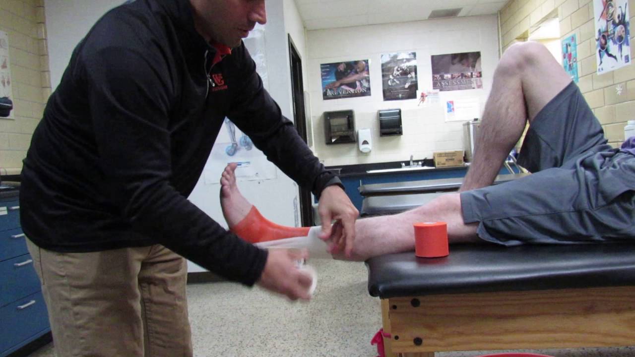 Inversion Ankle Taping - YouTube