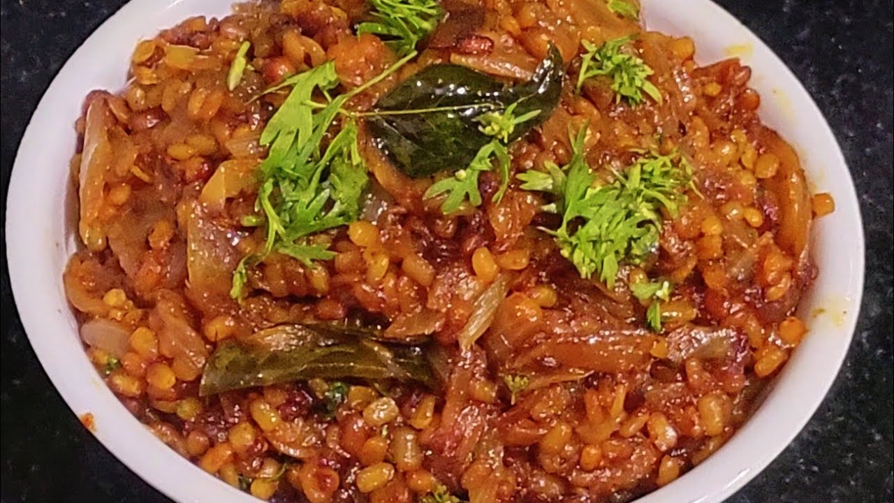 Healthy & Tasty Onion Pesarapappu curry Recipe 👌 II Manpa Kitchen II ...