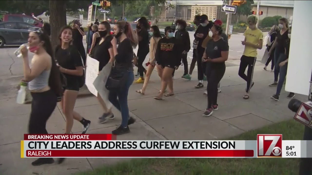City leaders address curfew extension in Raleigh - YouTube
