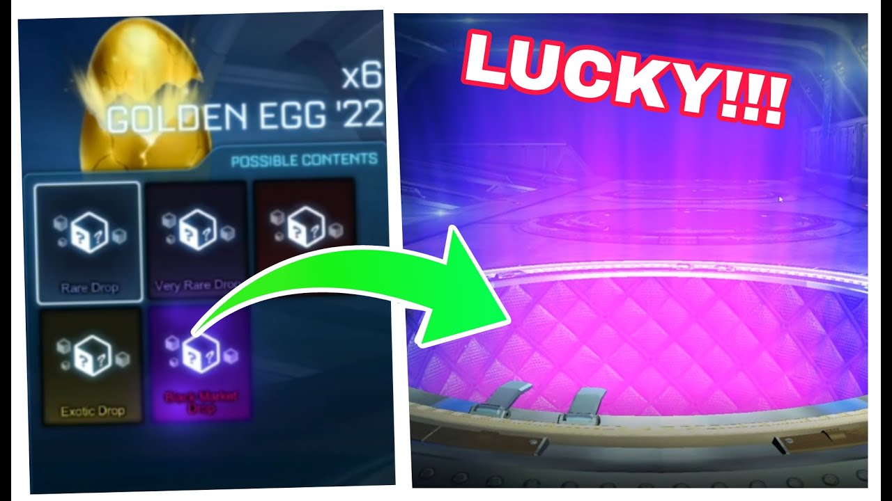 ROCKET LEAGUE GOLDEN EGG CRATE OPENING *FANS ACCOUNT* | RL CRATE ...