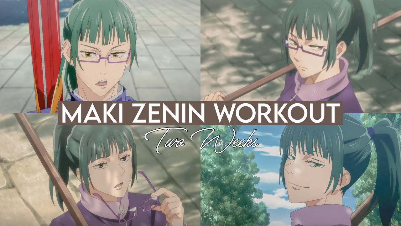 I tried Maki Zenin's workout routine for 2 weeks | Before and After ...
