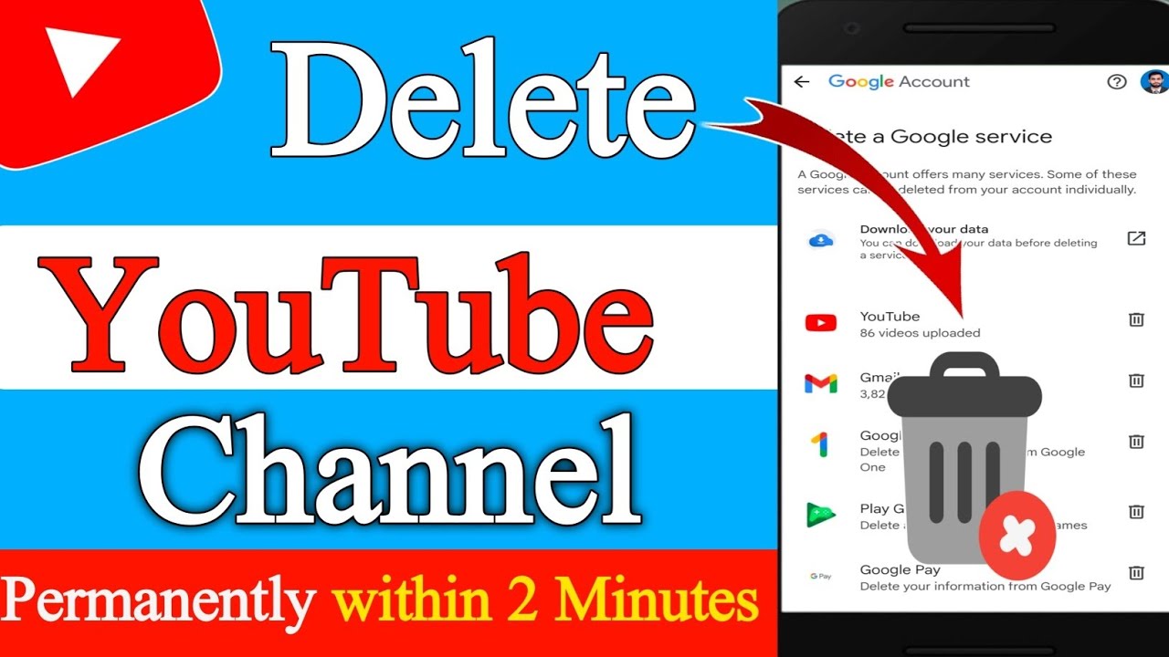 How to Delete YouTube Channel Permanently | Youtube Channel Delete ...