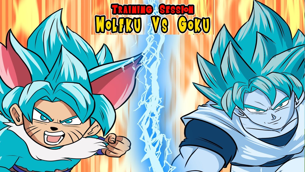 Training Session: Wolfku Vs Goku Ft. Masako X [Comic Dub] - YouTube