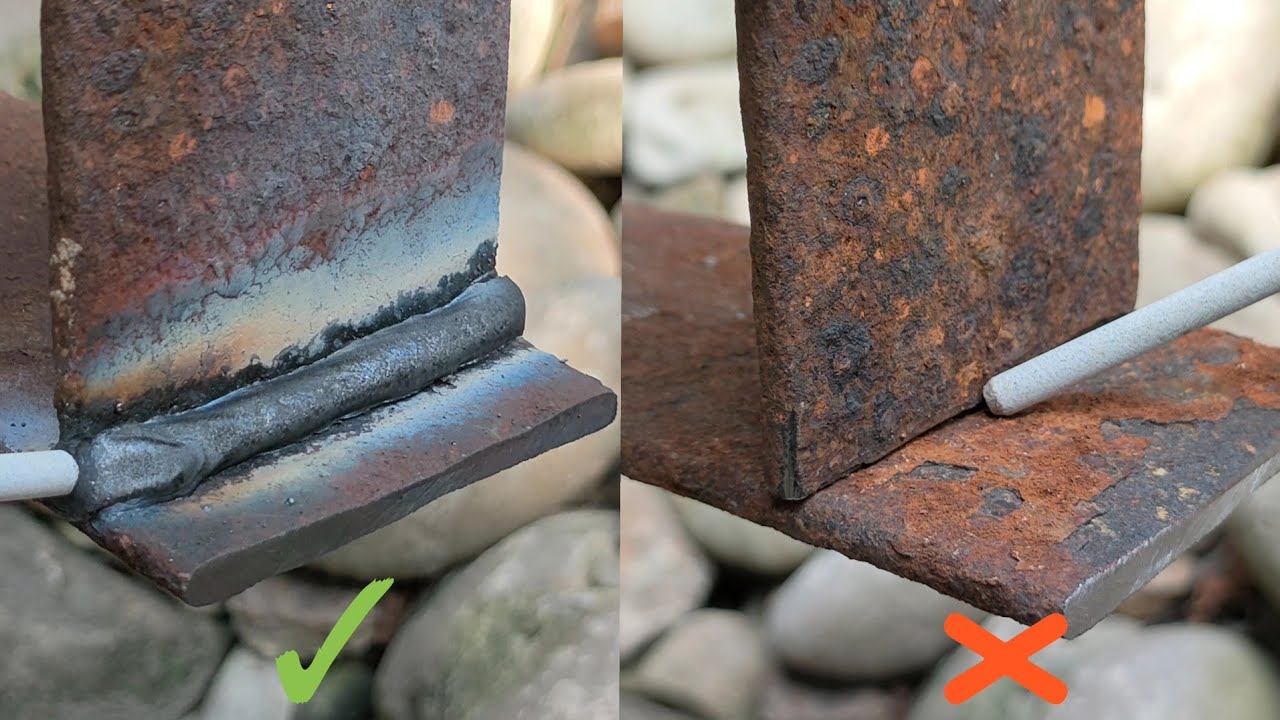stop bad welding !!! three welding techniques position 2f - YouTube