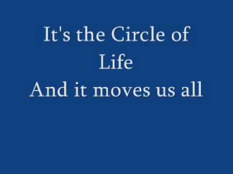 The Circle Of Life with lyrics