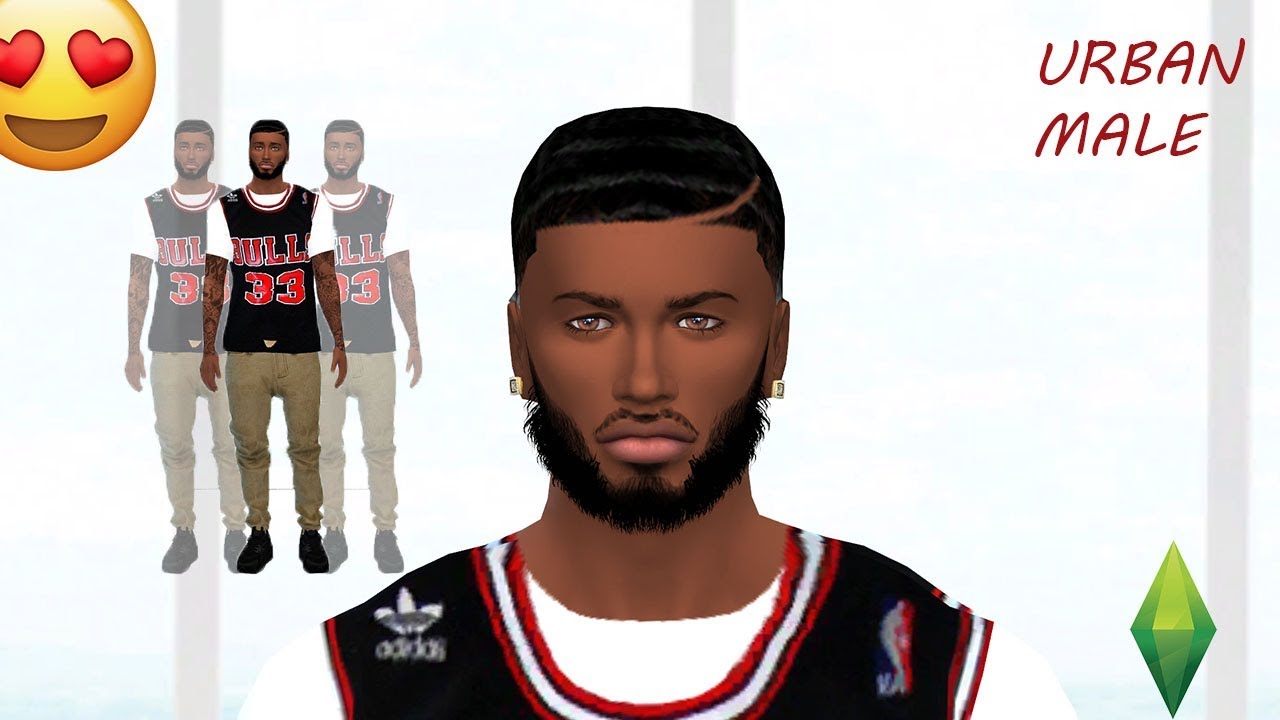 URBAN MALE CAS The Sims 4 - YouTube