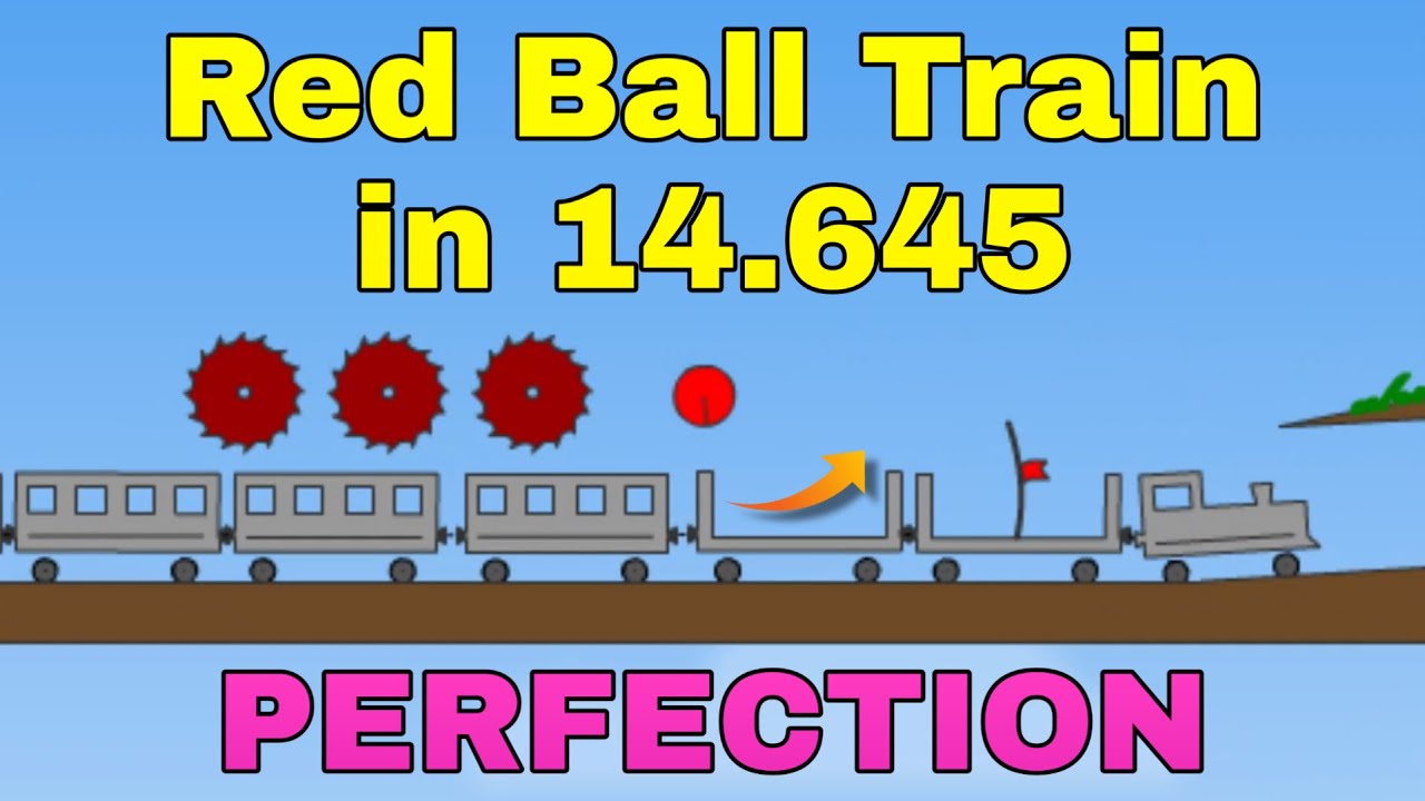 [FWR] Red Ball Train Speedrun in 14.645 (Level 11 IL) - YouTube
