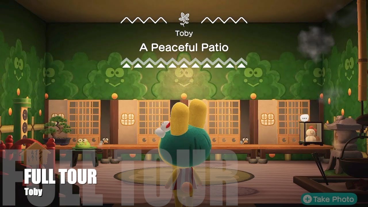 HHP | Toby | Full Tour | A Peaceful Patio — ACNH Shorts - YouTube