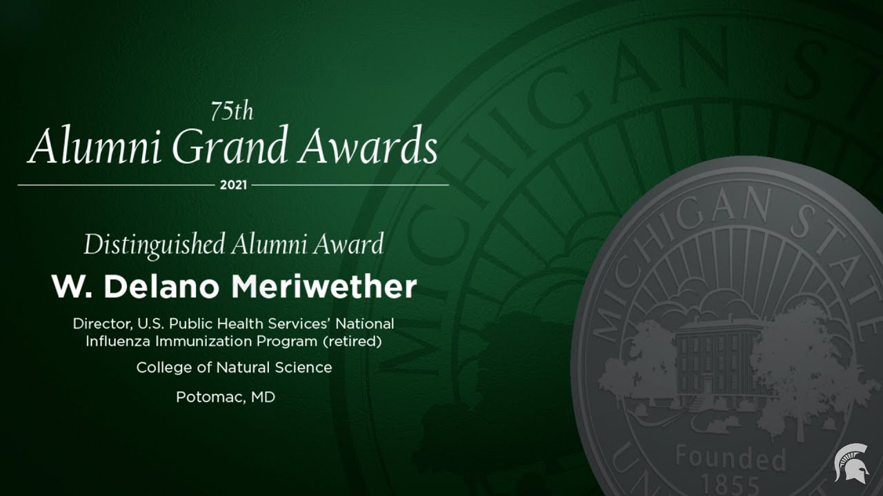 Dr. Wilhelm D Meriwether | Distinguished Alumni Award - YouTube