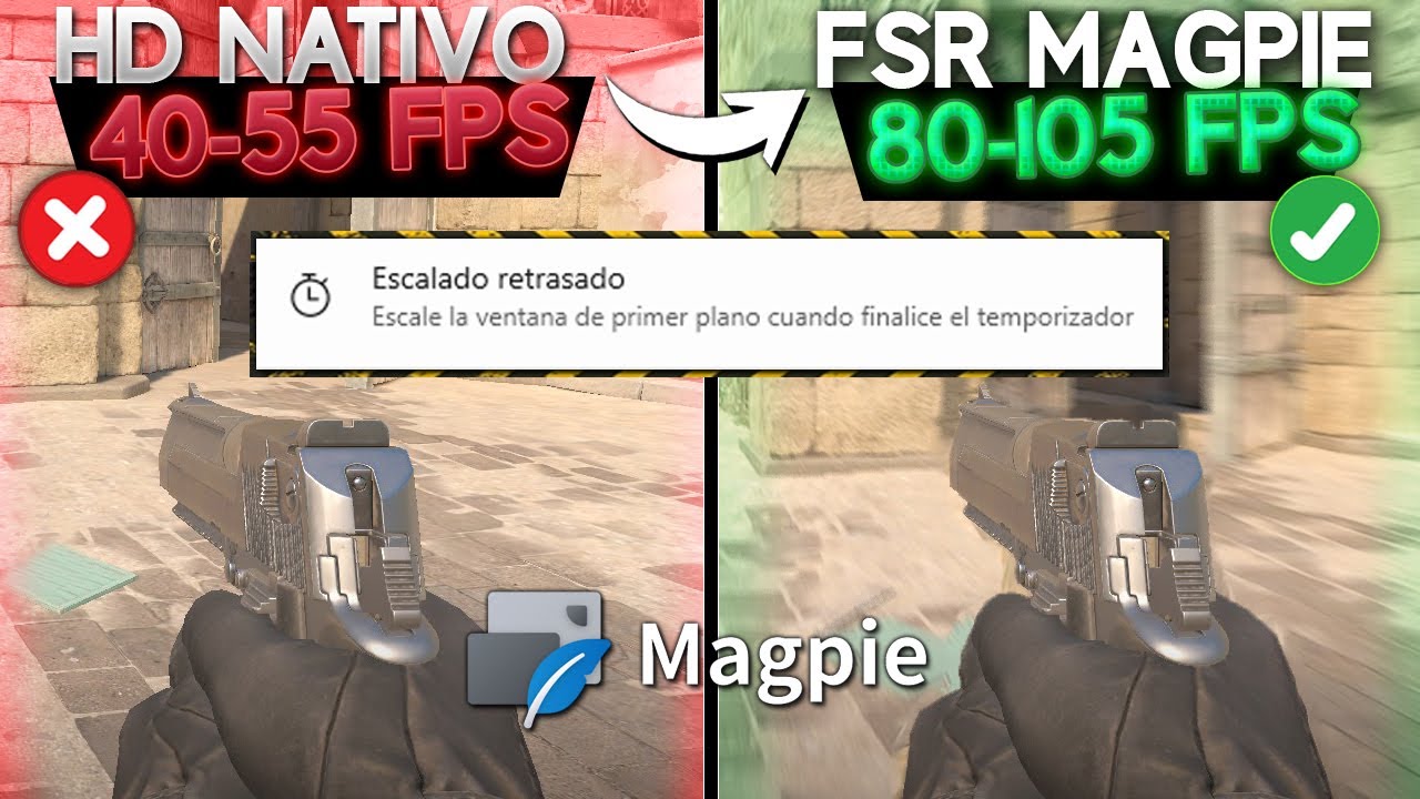🔥Aumenta LOS FPS con MAGPIE FSR 🔥 - (ACTIVA EL FSR en CUALQUIER JUEGO ...
