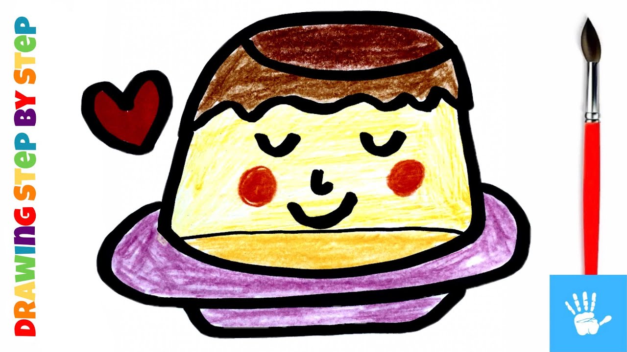How To Draw a Cute Jelly for Children - YouTube