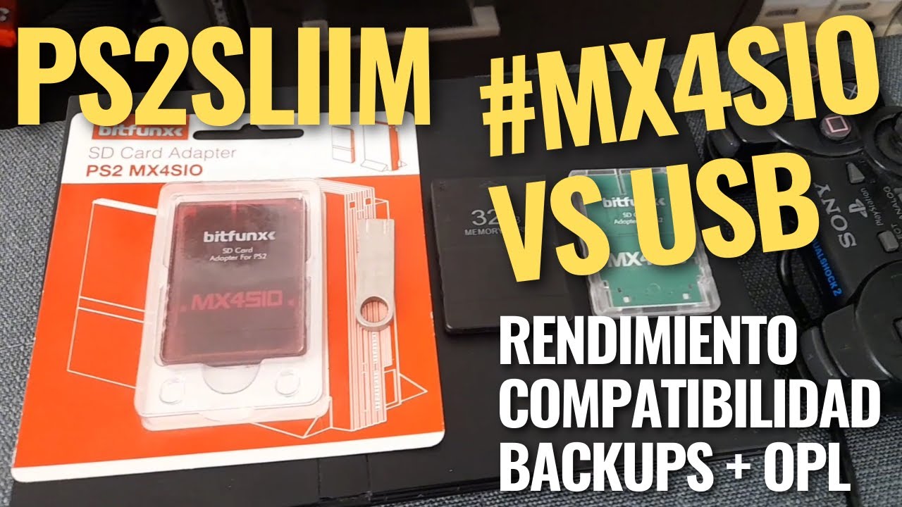 Comparativa: MX4SIO vs USB en PS2 Slim | Pruebas de Carga, Cinemáticas ...