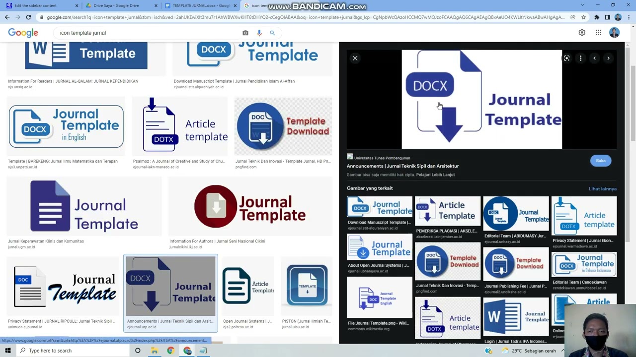 Tutorial menampilkan Icon Template Jurnal pada OJS 2 - YouTube