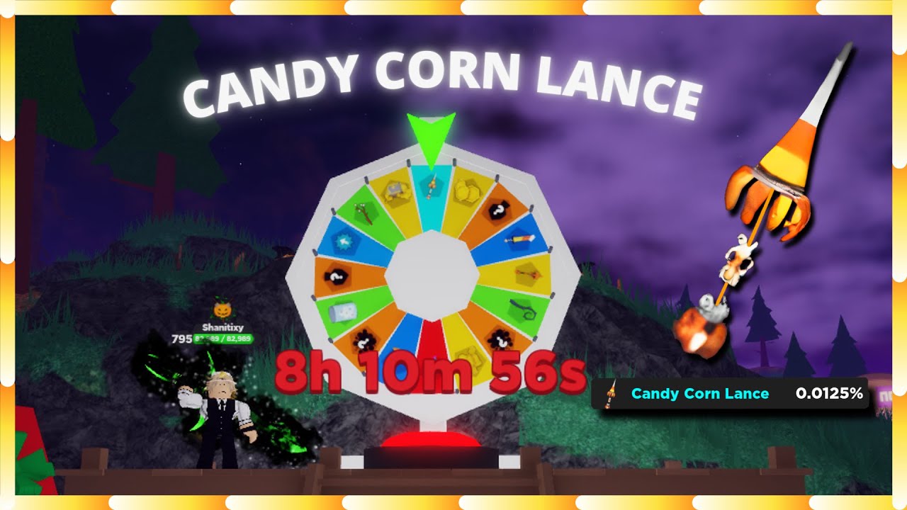 Trying To Get The 🍬Candy Corn Lance🍬 By Spinning The Lucky Wheel In ...