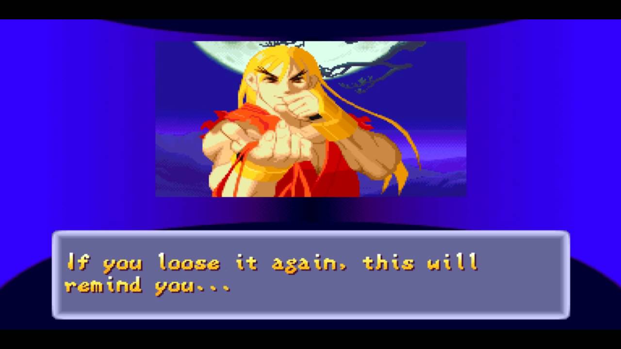 Street Fighter Alpha 2 - Ken Ending - YouTube
